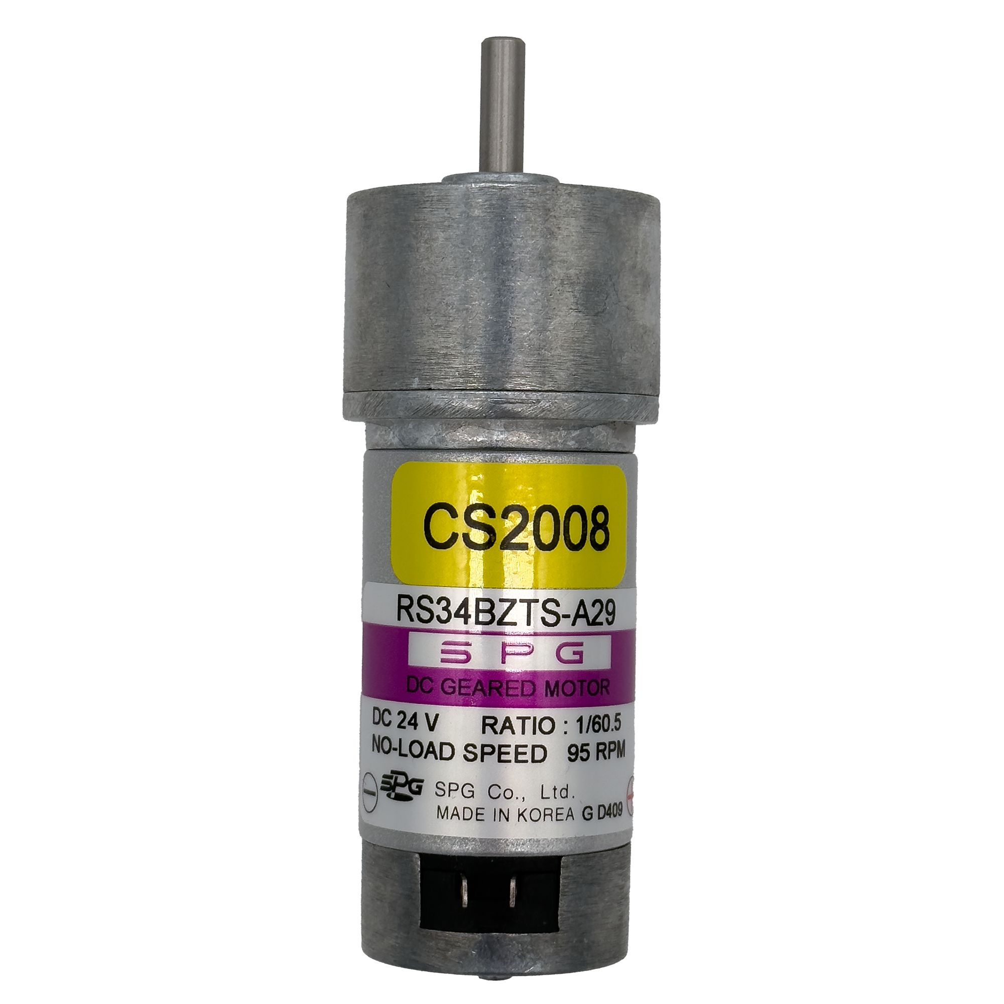 MOTOR VDC GEARMOTOR WITH TERMINALS [CS2008] – ICE Parts Store