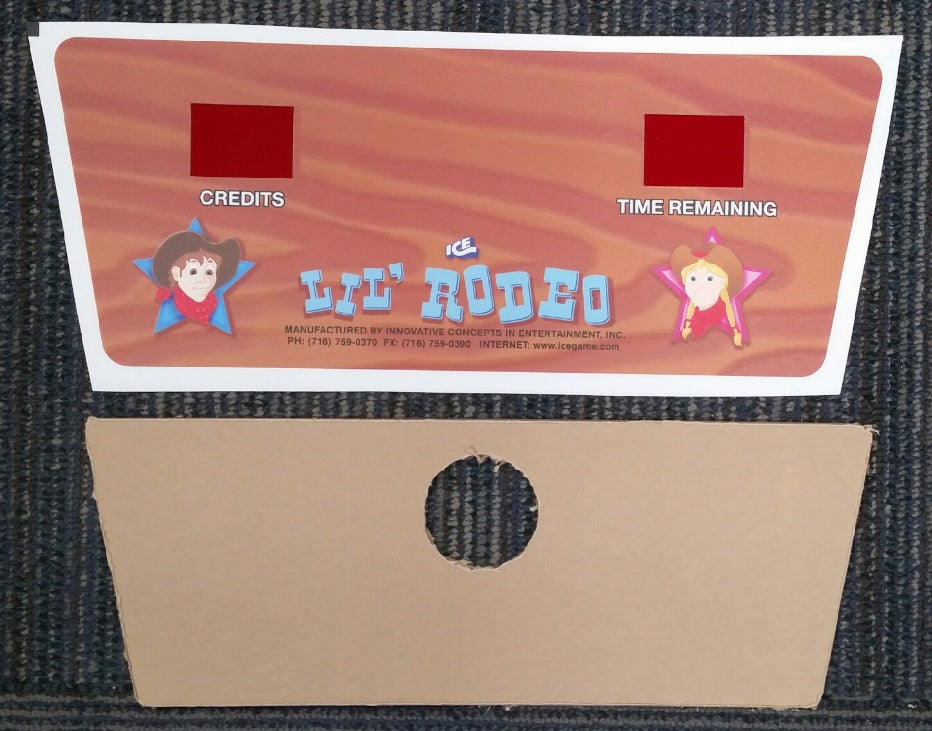 DECAL (CONTROL PANEL) LIL RODEO [CS7612] – ICE Parts Store