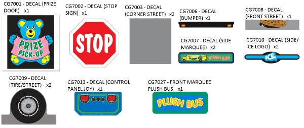 PLUSH BUS DECAL KIT [CGDECALPB] – ICE Parts Store