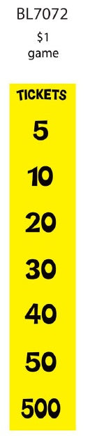 SCORE INSERT ($1) 5-10-20-30-40-50-500 [BL7072] – ICE Parts Store