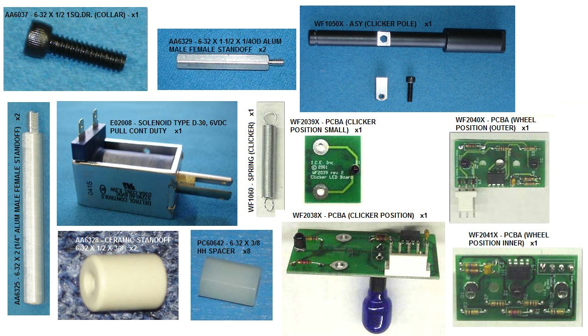 WHEEL OF FORTUNE CLICKER KIT [WFCLICKERKIT] – ICE Parts Store