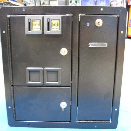ASY TRIPLE COIN DOOR WITH DUAL ENTRY BLACK [WA5001A8X] – ICE Parts Store